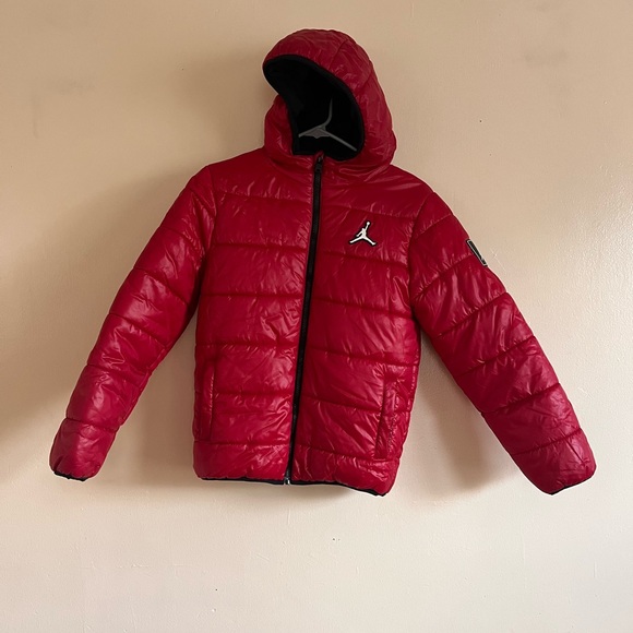 Jordan | Jackets & Coats | Jordan Bright Red Puffer Jacket | Poshmark